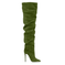 Boots Iskra green suede Woman